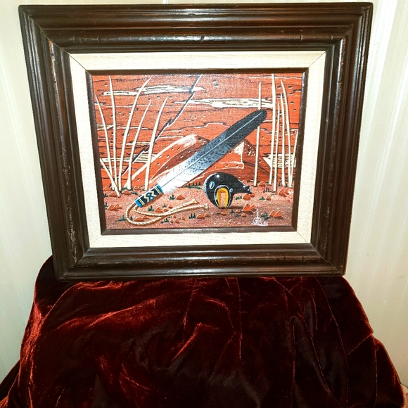 John C. Begay | Art | Native American Original Signed Oil On Board ...